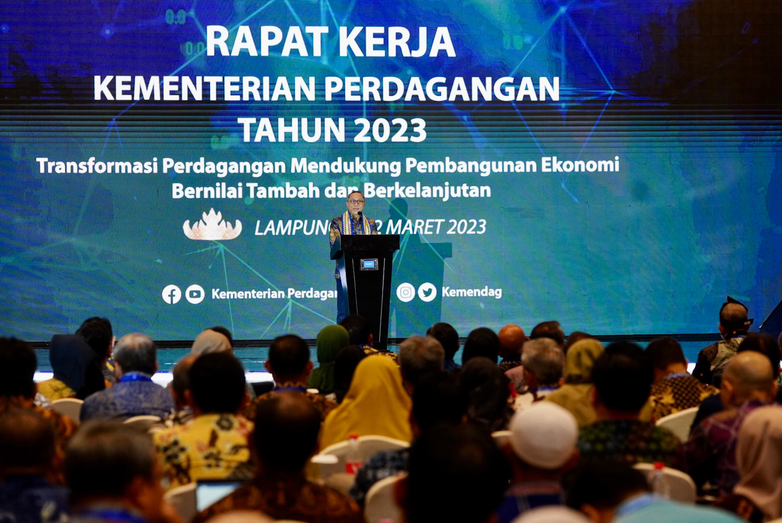 Pembukaan Raker Kemendag Tahun 2023 - Kementerian Perdagangan Republik ...