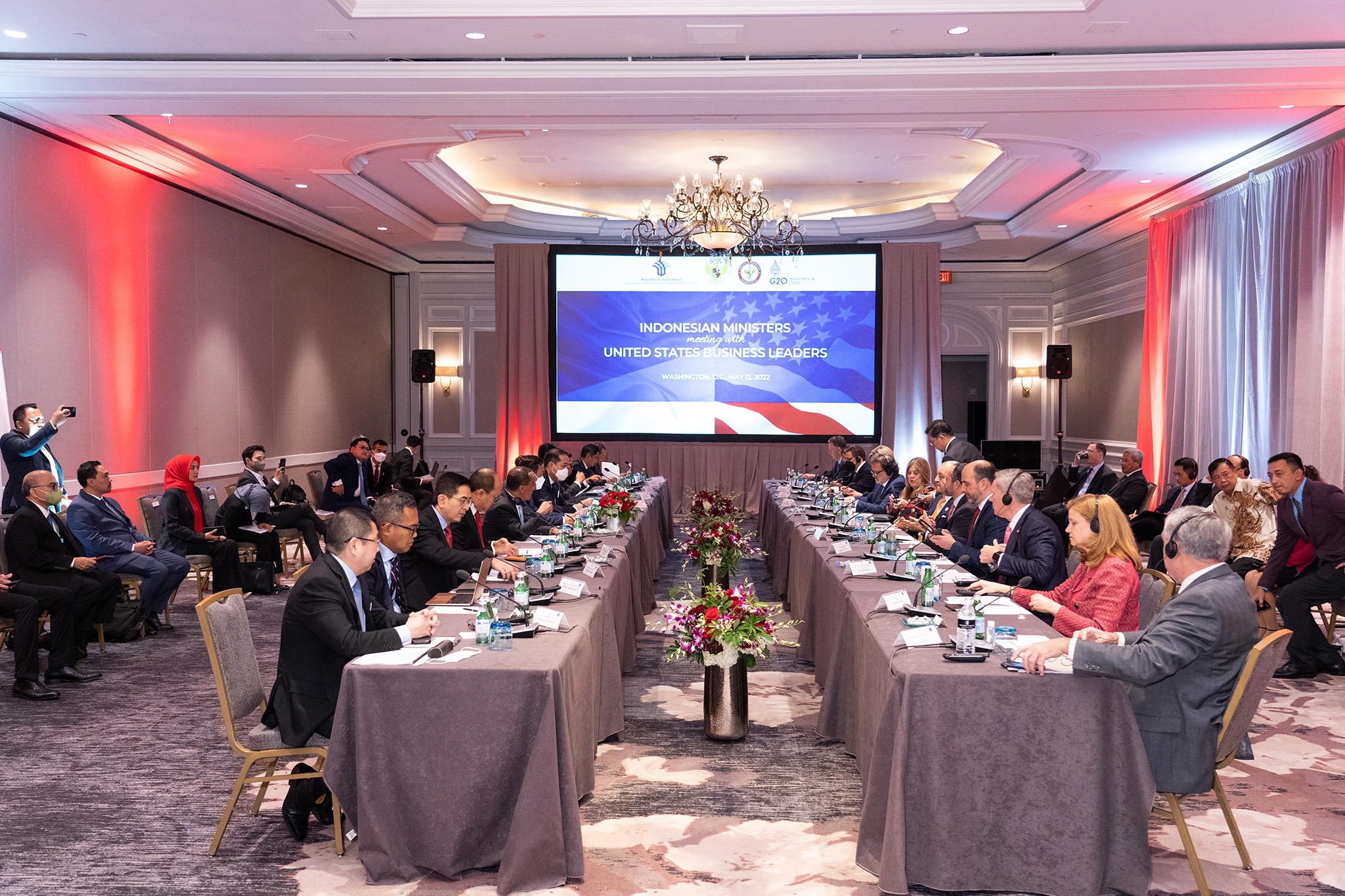 Pertemuan Para Menteri Indonesia dengan Pemimpin Bisnis Amerika Serikat ...