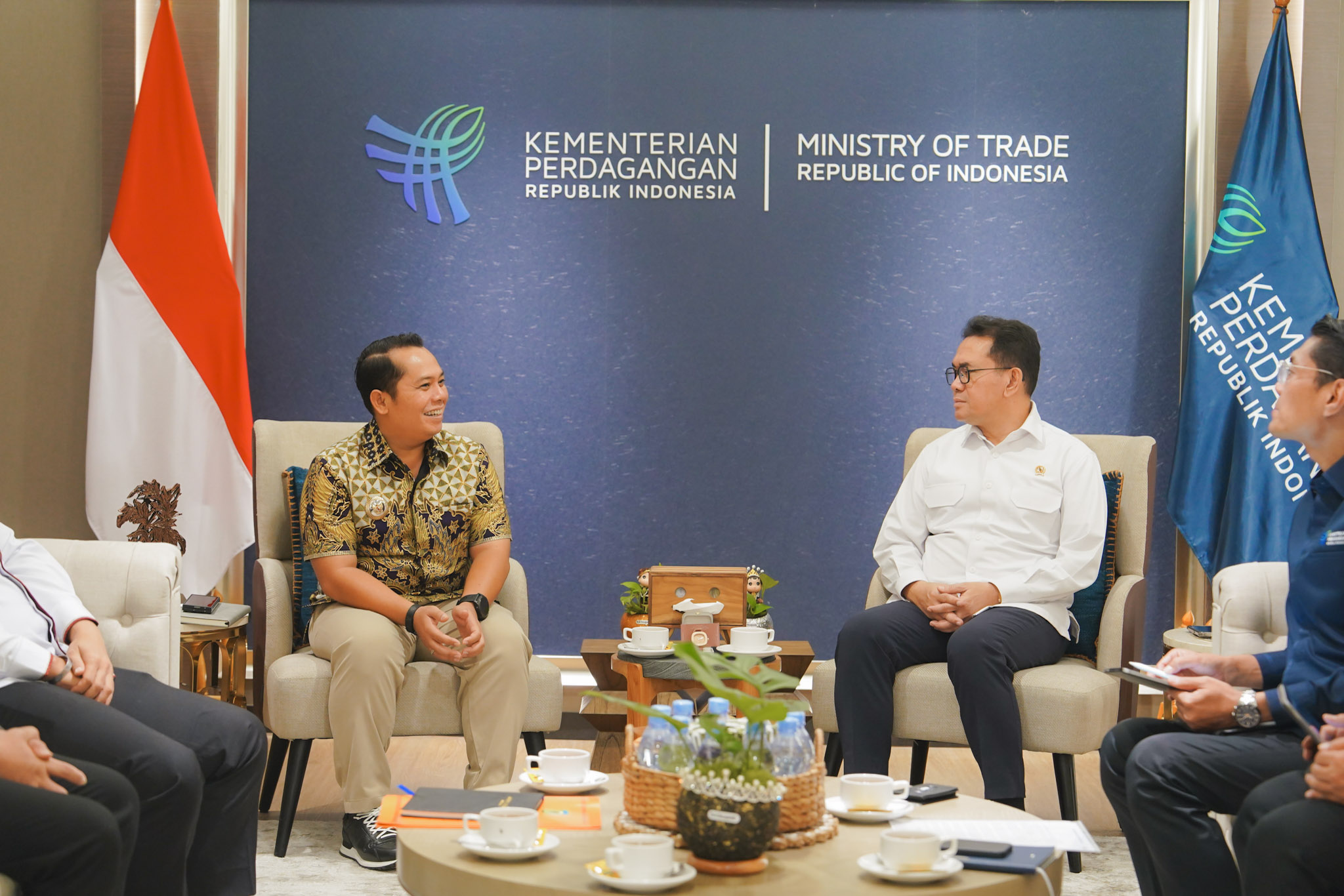 Pertemuan Mendag dengan Bupati Padang Lawas - Kementerian Perdagangan Republik Indonesia