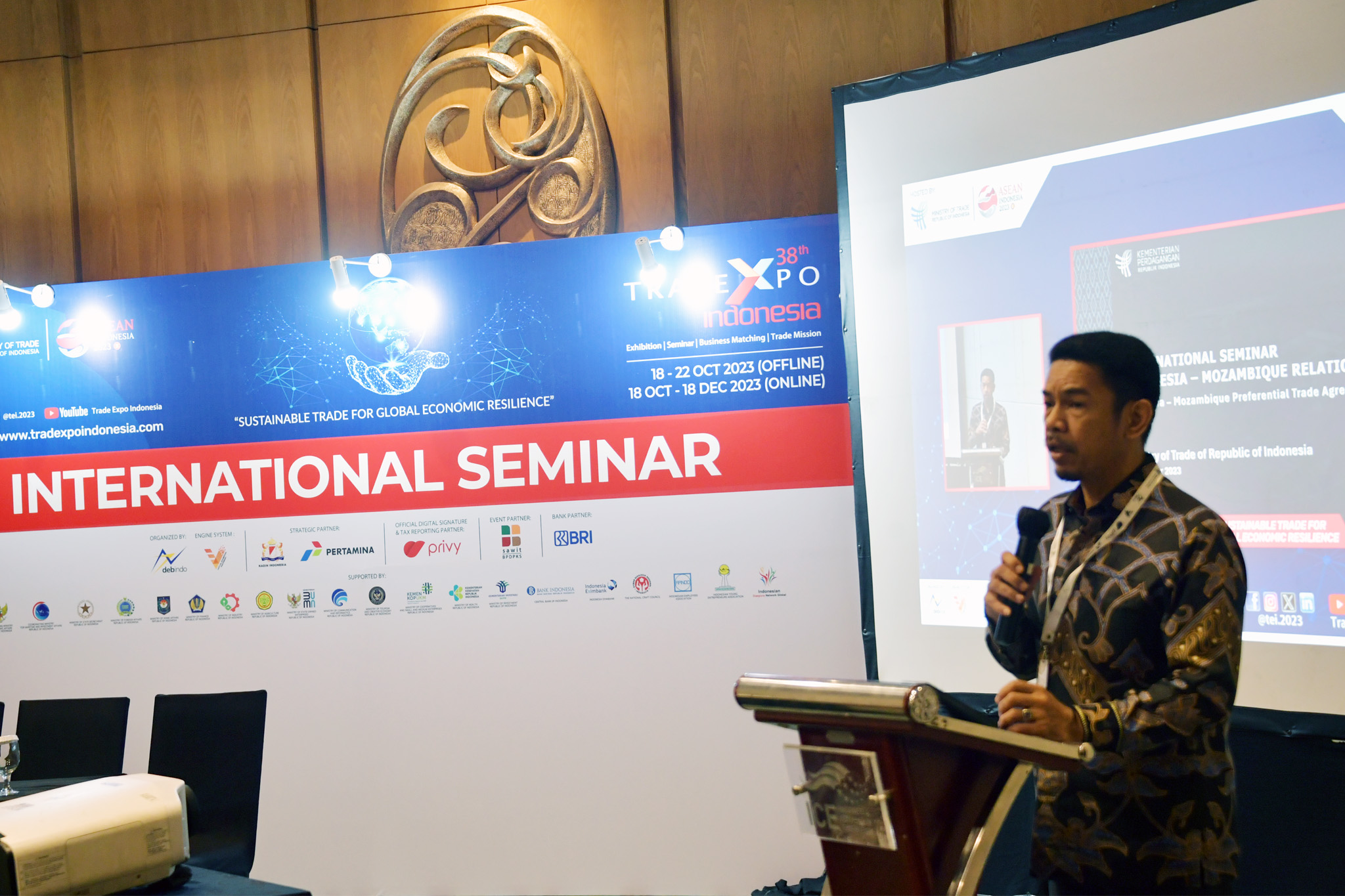 Seminar Internasional Hubungan Indonesia-Mozambik - Kementerian Perdagangan Republik Indonesia