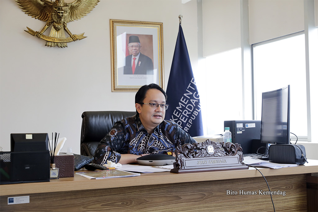 Wamendag pada Rakor Persiapan Akhir Tahun Menghadapi Libur Natal 2021 dan Tahun Baru 2022 ...