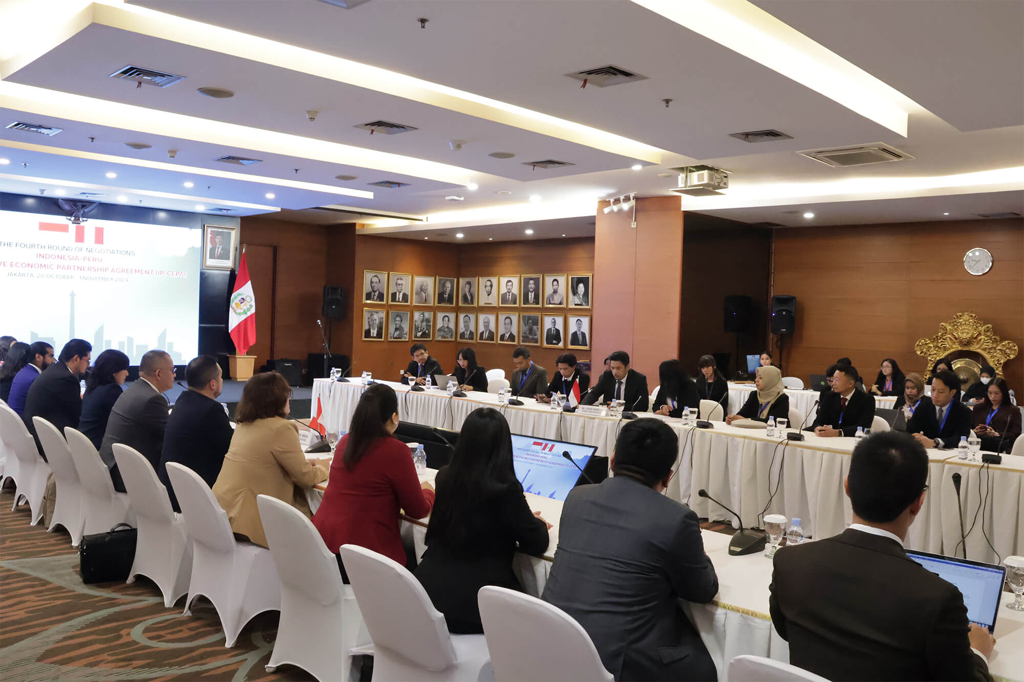 Pembukaan Perundingan Putaran Keempat Indonesia-Peru Comprehensive ...