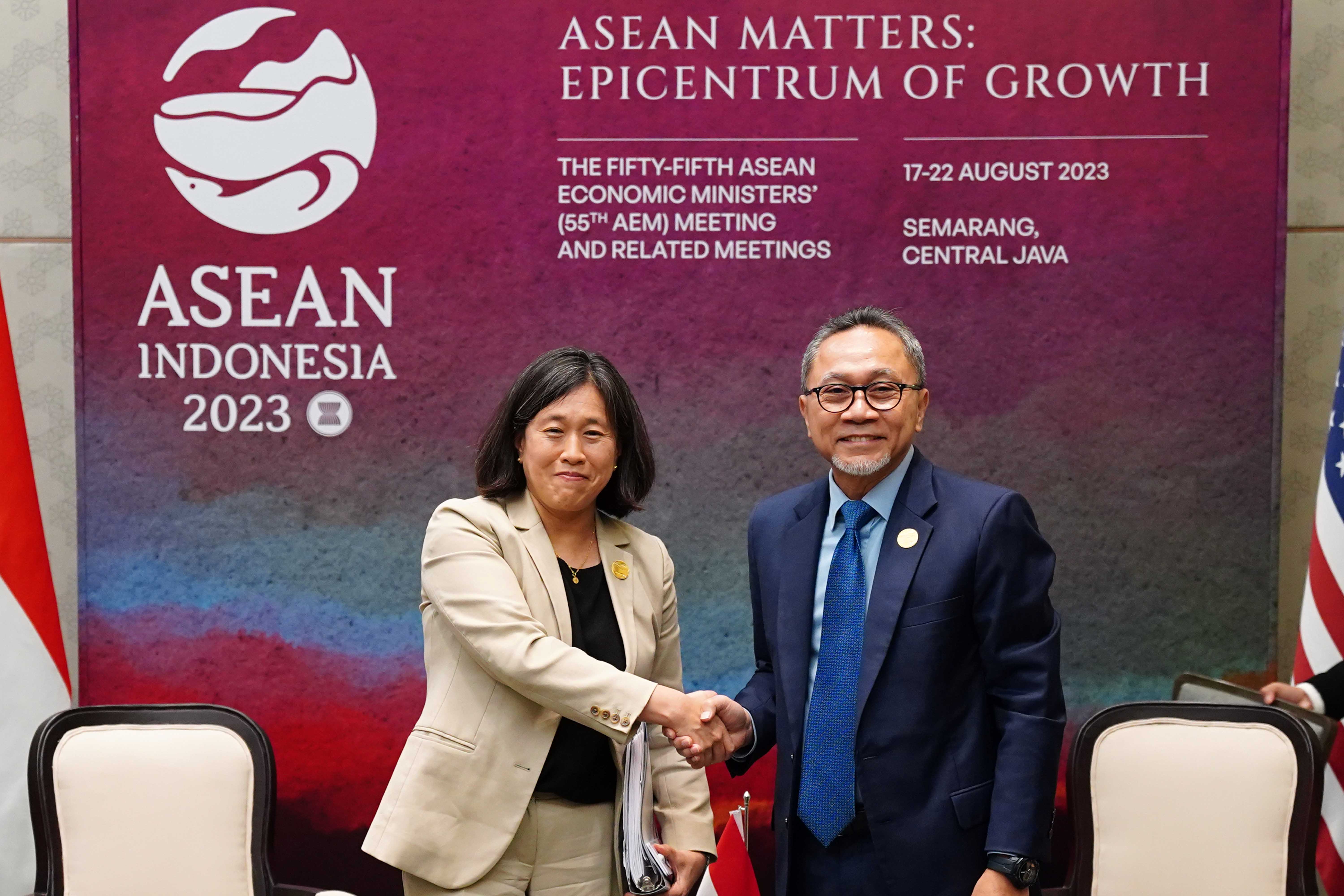 Pertemuan Bilateral Mendag RI dengan United States Trade Representative ...
