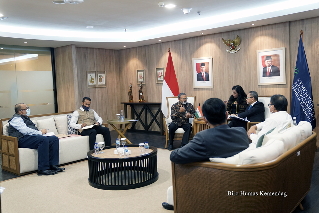 Mendag RI Menerima Kunjungan Dubes India Jakarta - Kementerian ... Mendag RI Menerima Kunjungan Dubes India Jakarta - Kementerian ...