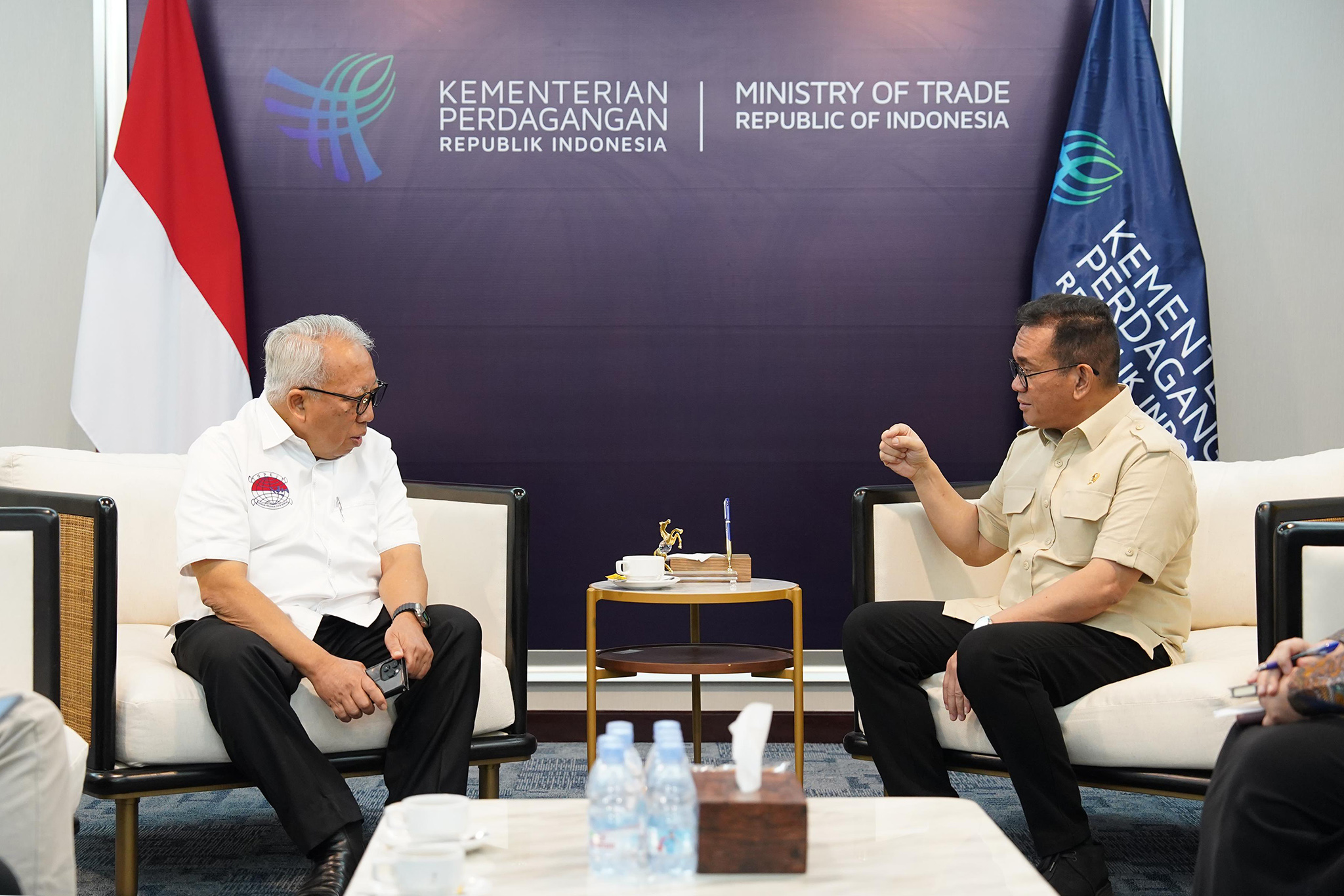 Pertemuan Mendag dengan Ketua Umum GPEI - Kementerian Perdagangan Republik Indonesia
