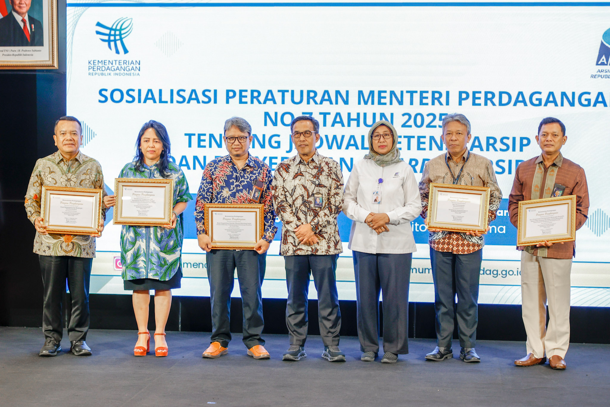 Kemendag Gelar Penyerahan Award Kearsipan Kemendag Tahun 2025 ...