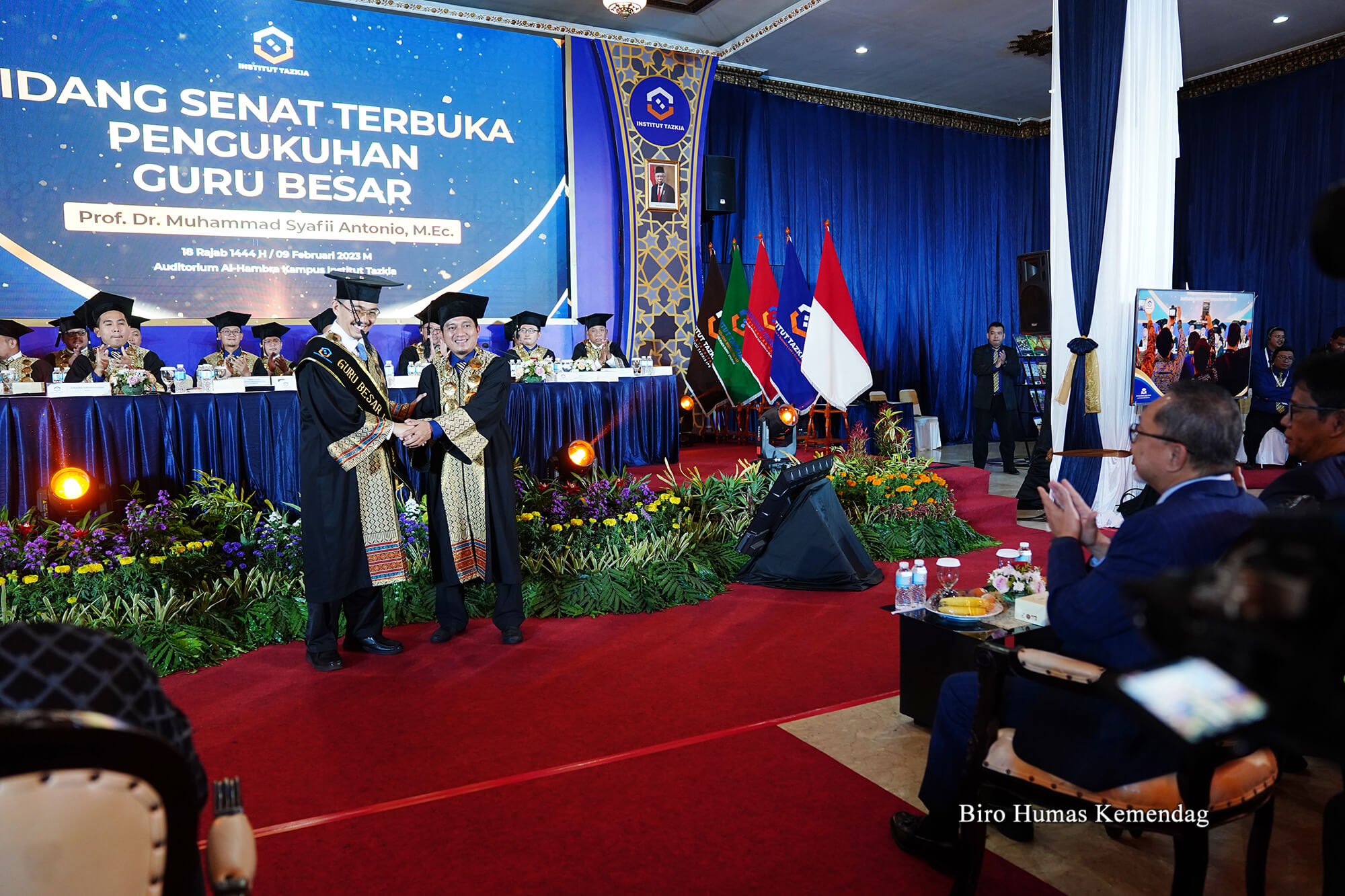 Mendag Menghadiri Pengukuhan Guru Besar Institut Agama Islam Tazkia, Bogor - Kementerian ...