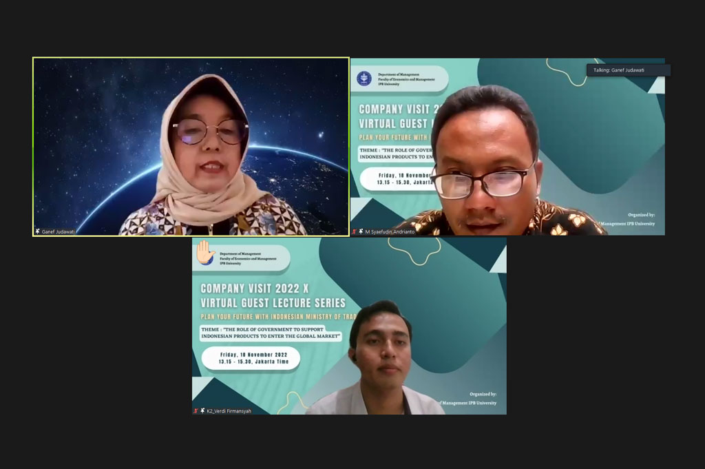 Kemendag pada Company Visit 2022 X Virtual Guest Lecture: Plan Your ...