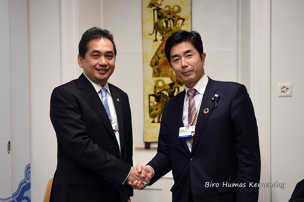Pertemuan Bilateral Mendag RI dengan State Minister of Economy, Trade ...