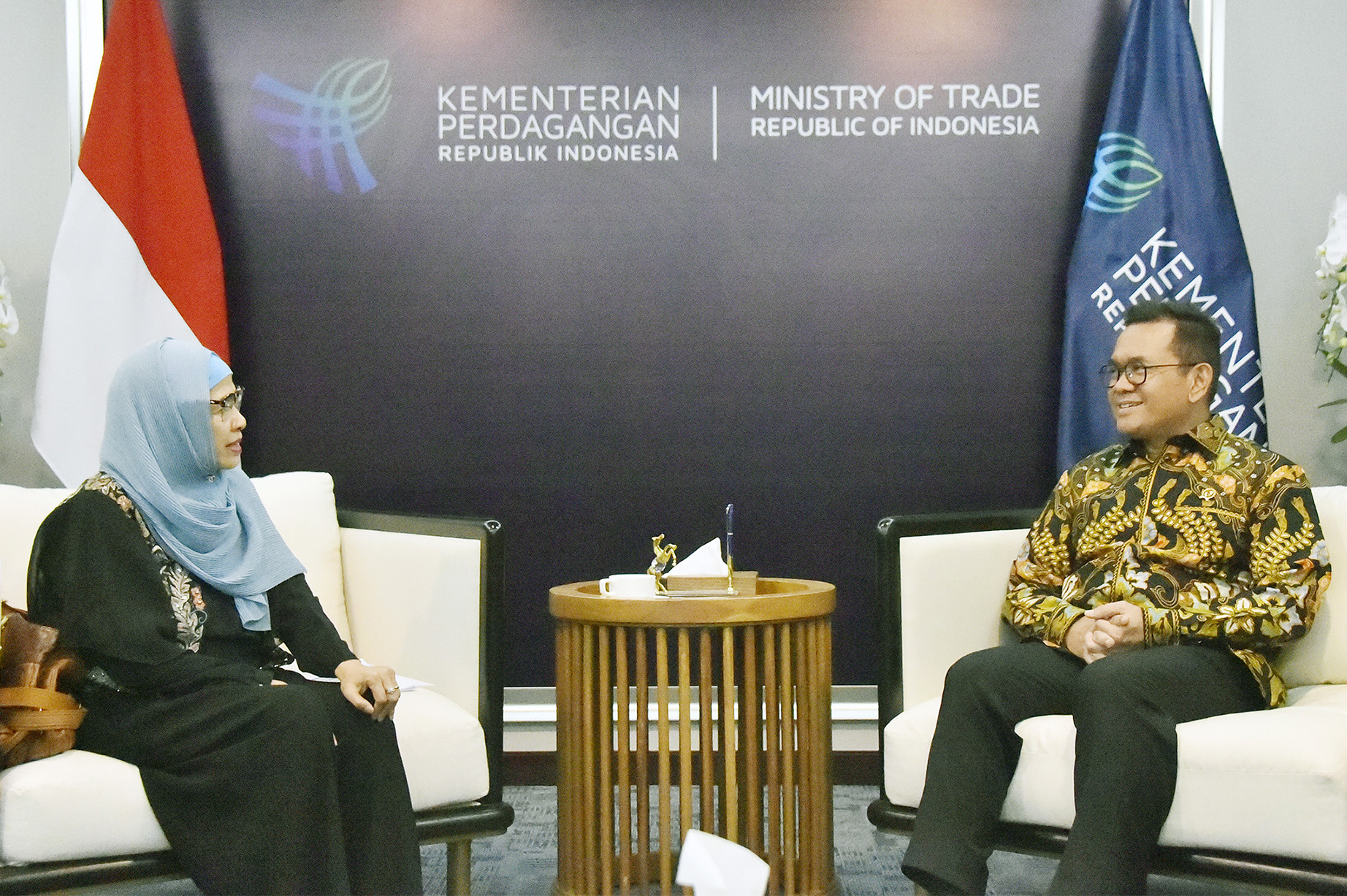 Mendag Menerima Kunjungan Rektor Universitas Sahid, Jakarta ...