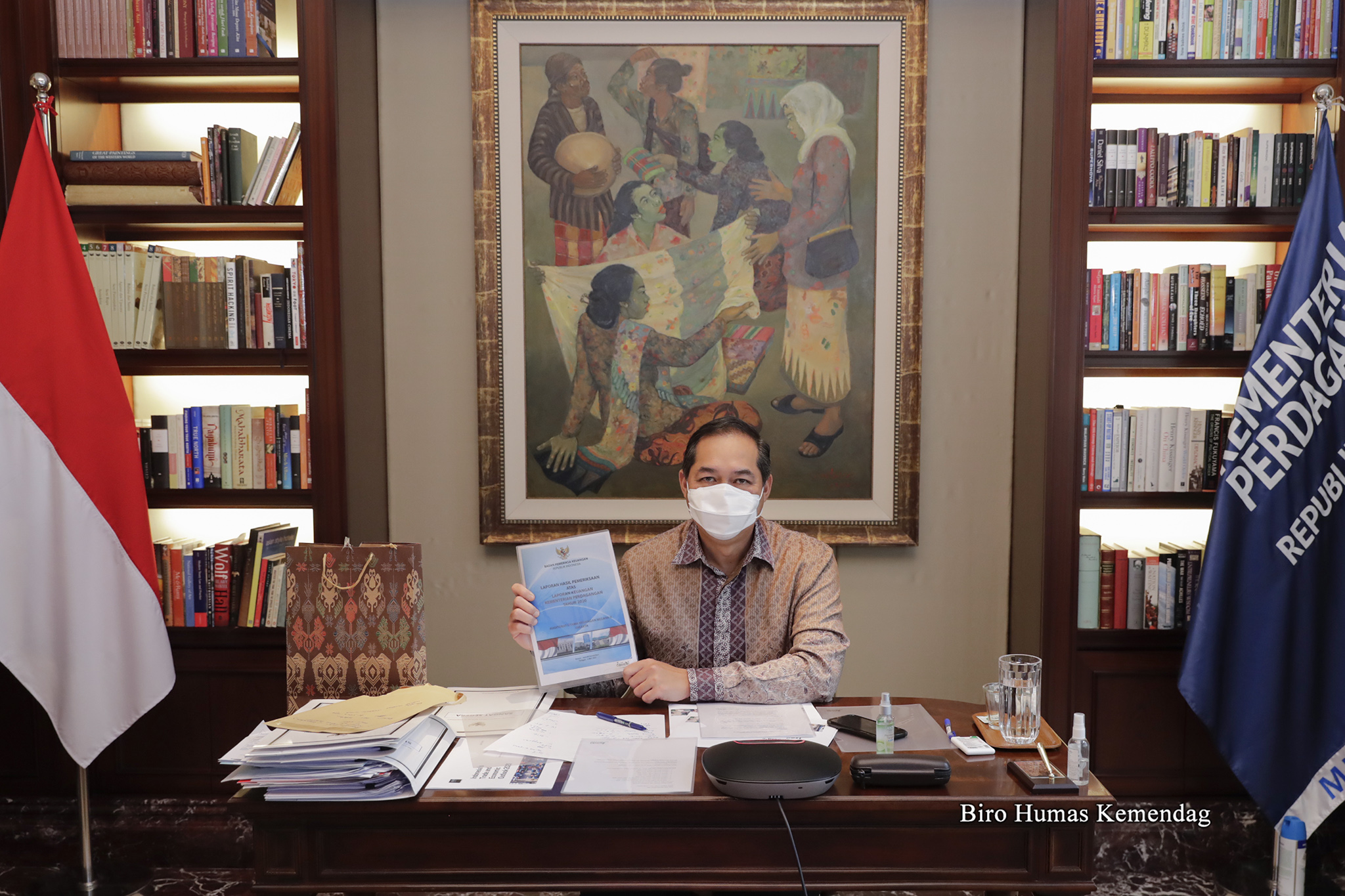 Penyerahan Laporan Hasil Pemeriksaan Bpk Ri Atas Laporan Keuangan