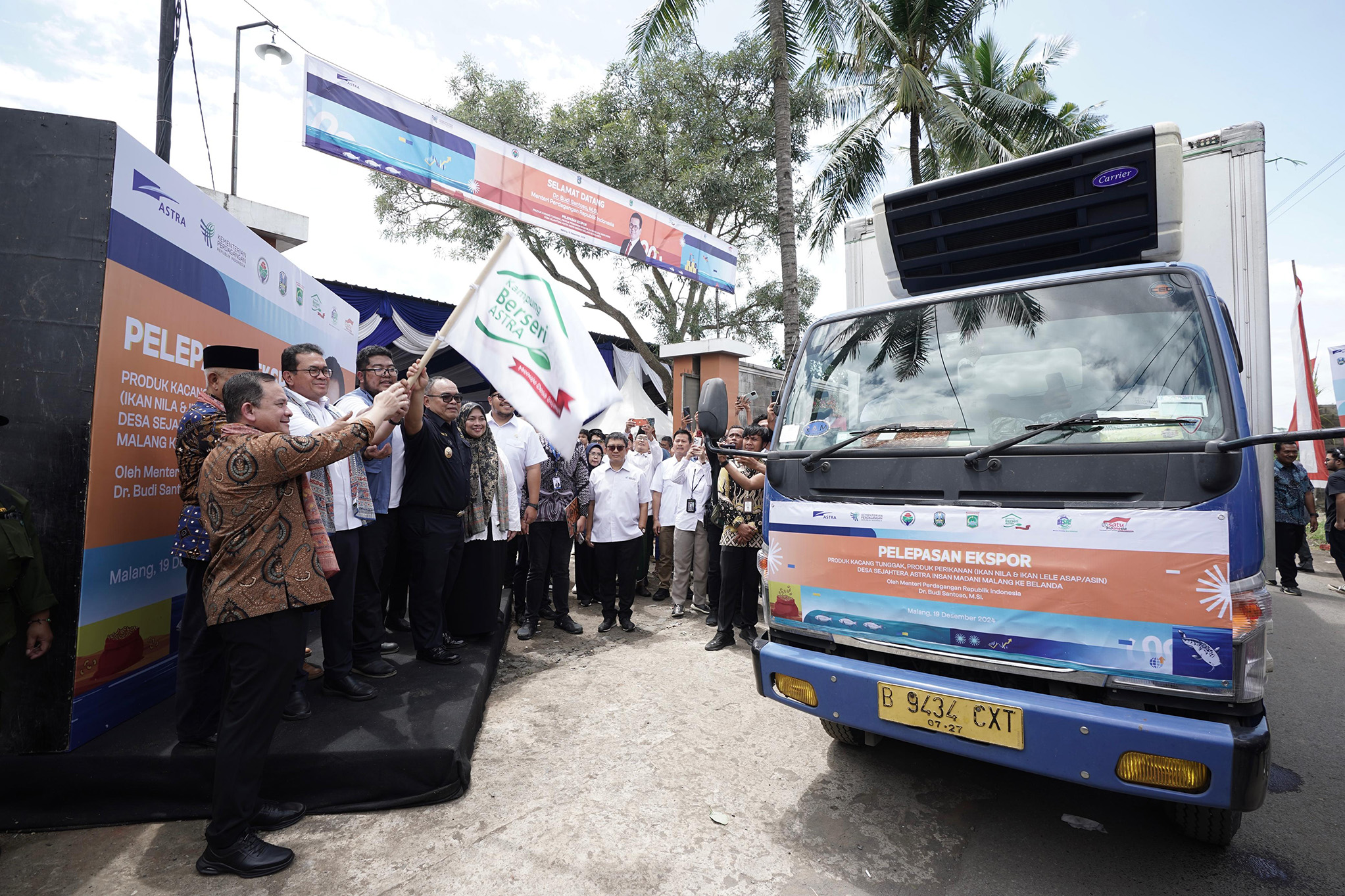 Pelepasan Ekspor Kacang dan Produk Perikanan Perdana ke Belanda ...