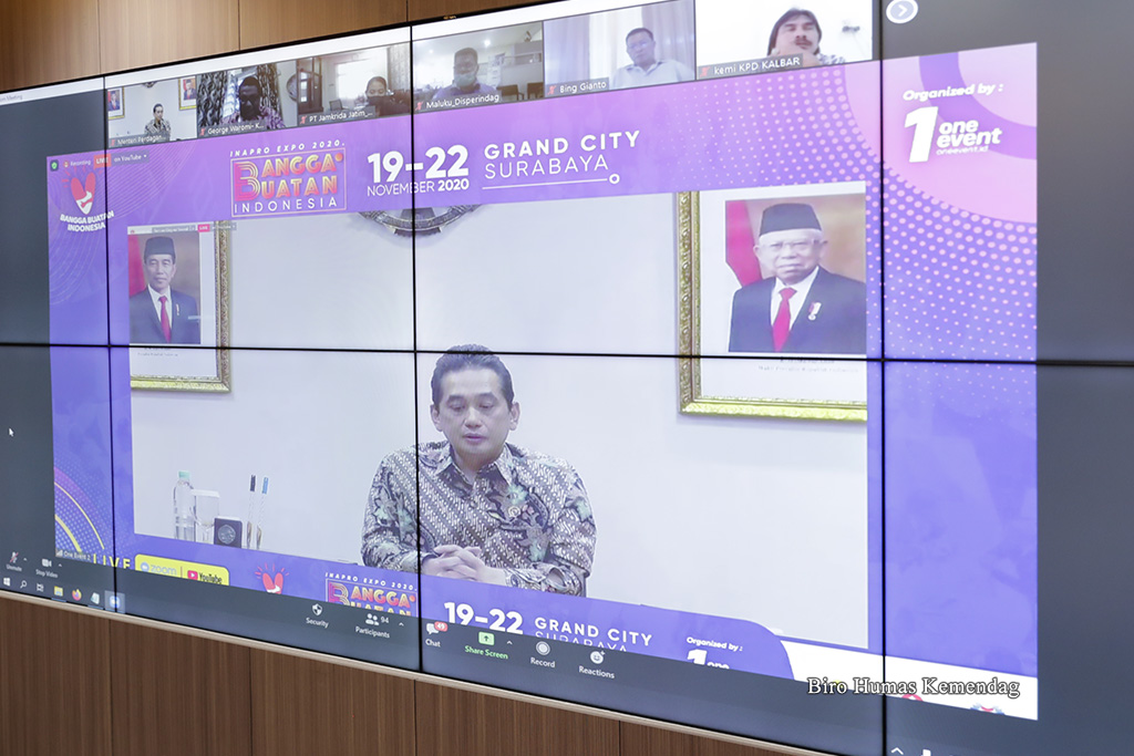 Mendag pada INAPRO Expo 2020 | Kementerian Perdagangan Republik Indonesia