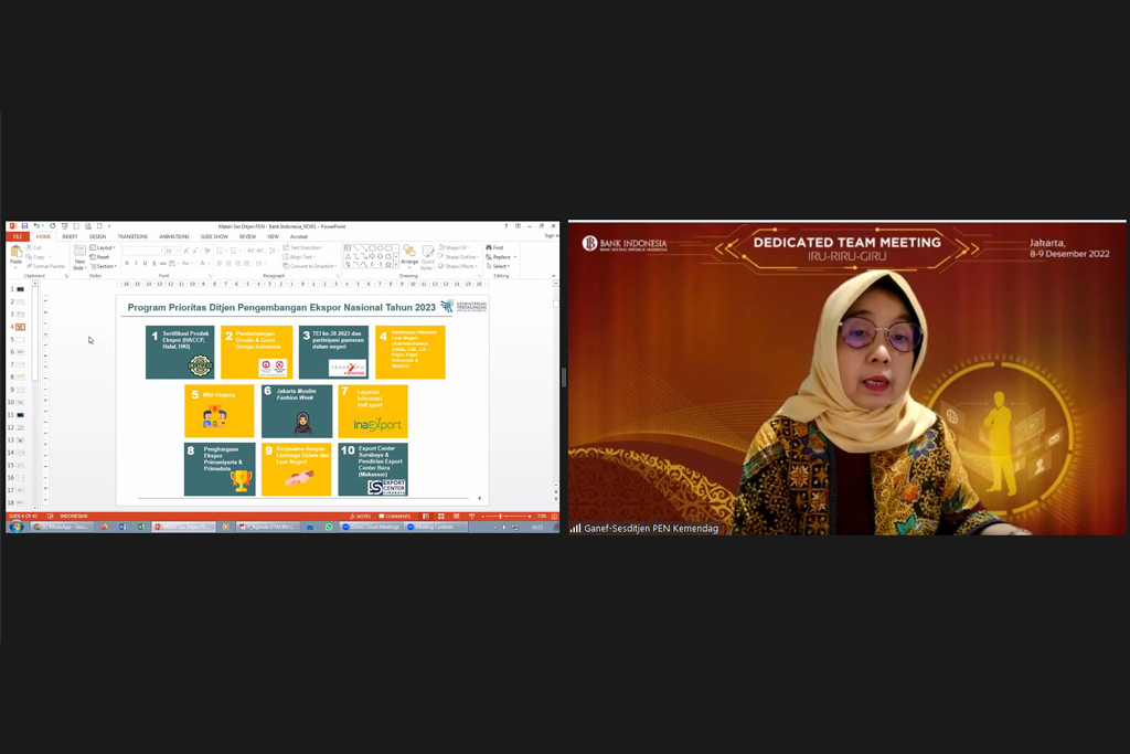 Kemendag pada Dedicated Team Meeting Investor Relations Unit Bank ...