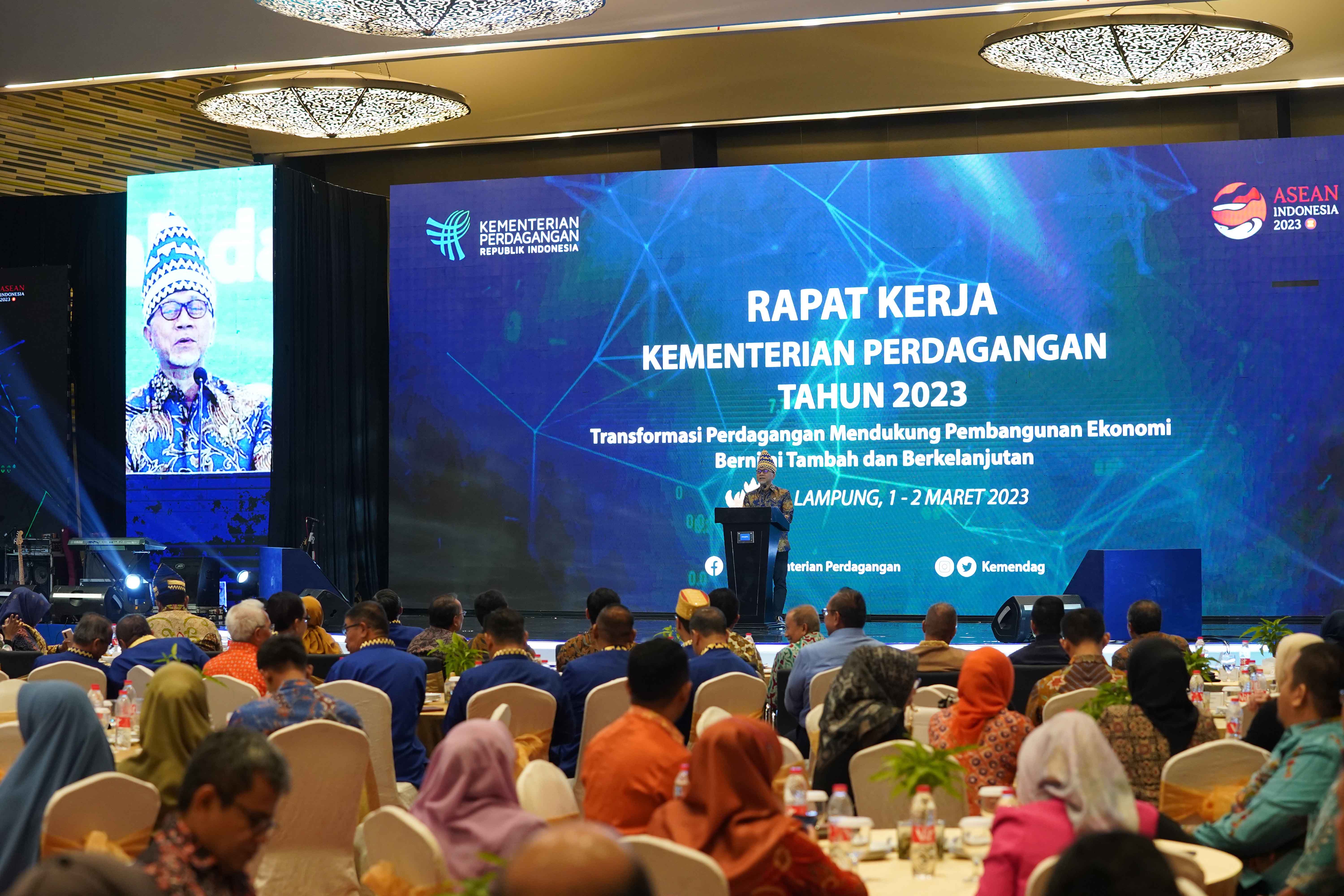 Penutupan Raker Kemendag Tahun 2023 - Kementerian Perdagangan Republik ...