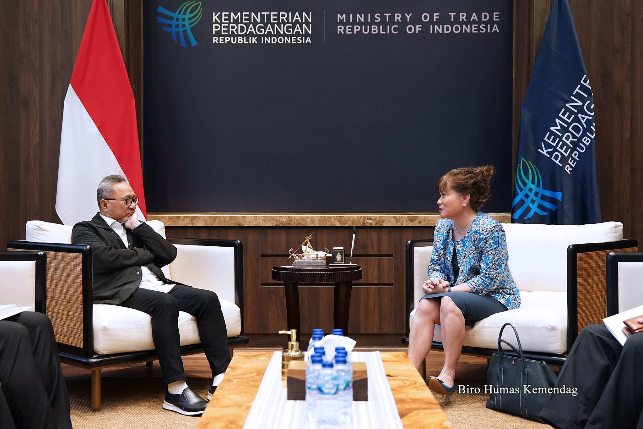 Pertemuan Mendag dengan Ketua Umum Apindo - Kementerian Perdagangan Republik Indonesia