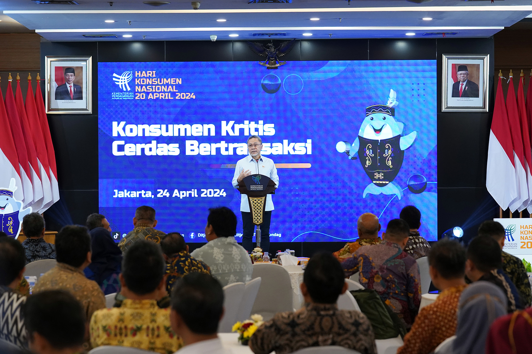 Puncak Peringatan Hari Konsumen Nasional Tahun 2024 - Kementerian Perdagangan Republik Indonesia