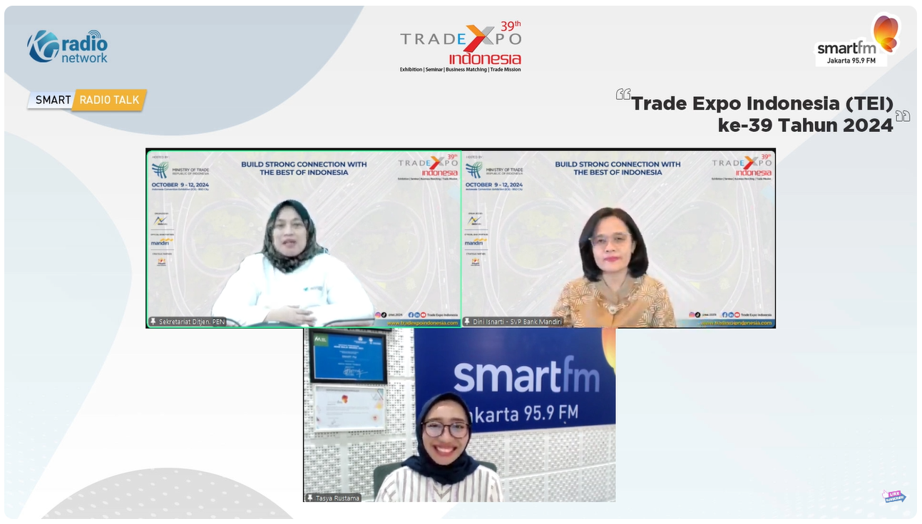 Gelar Wicara Road to Trade Expo Indonesia 2024 di Smart FM Radio - Kementerian Perdagangan ...