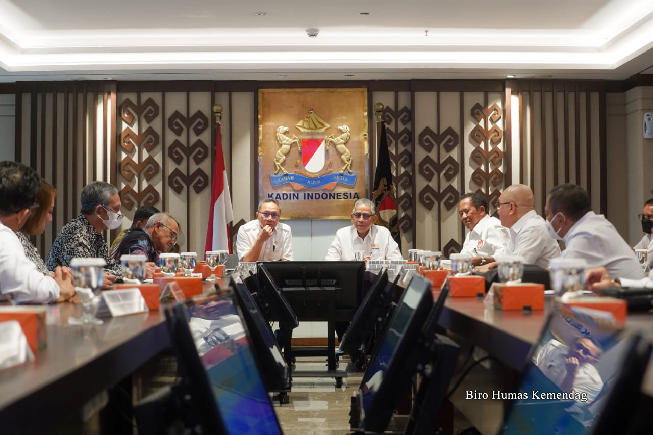 Pertemuan Mendag dengan Ketua Kadin Indonesia - Kementerian Perdagangan Republik Indonesia