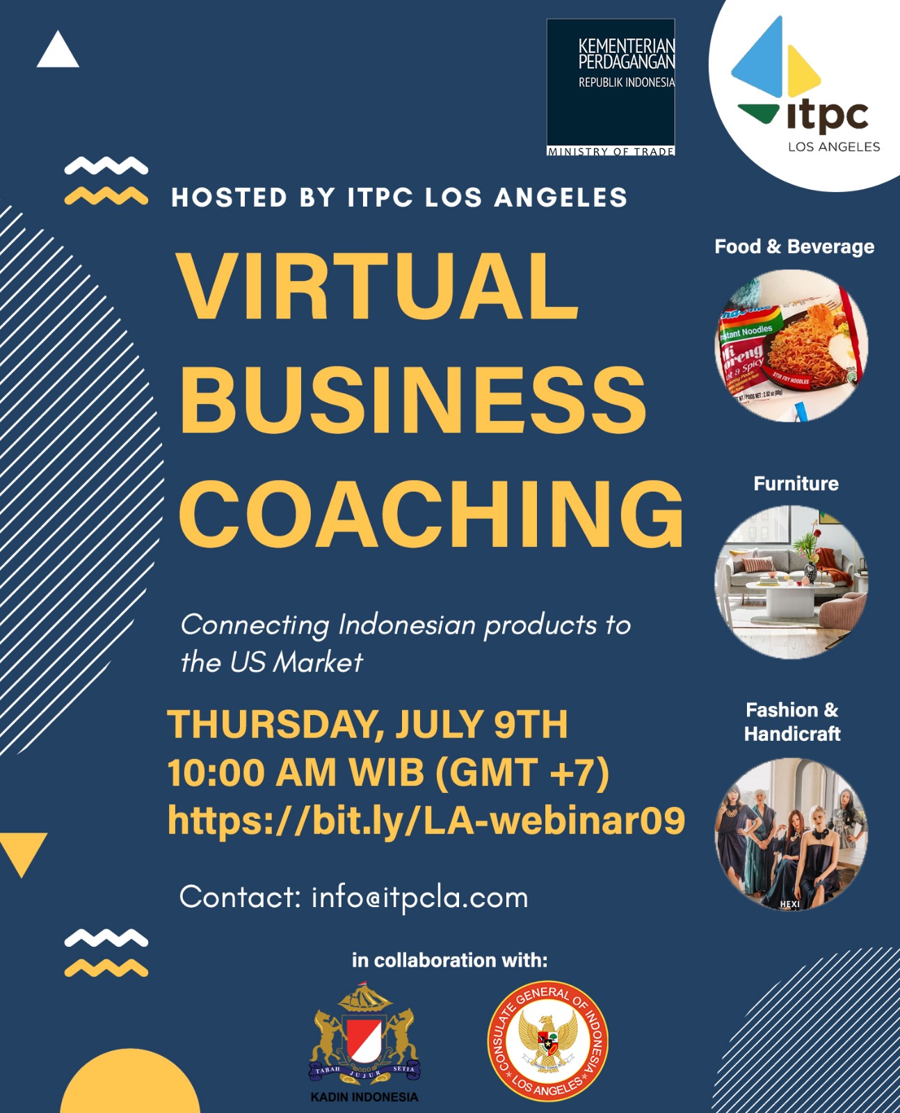 Virtual Business Coaching - Kementerian Perdagangan Republik Indonesia